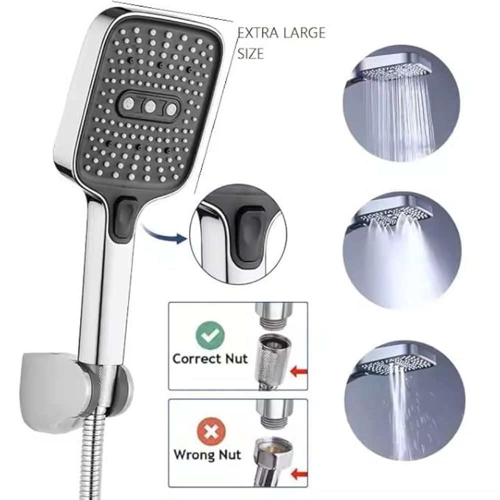X-XONIER® Stainless Steel 304 Grade Thermostatic Shower Panel 7in1+3 ...